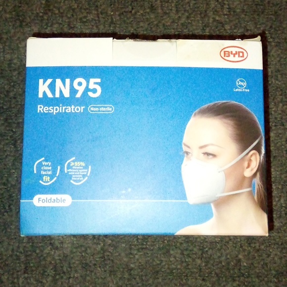 BYD | Other | 2 Kn95 Respirator Non Sterile Foldable Latex Free Face ...